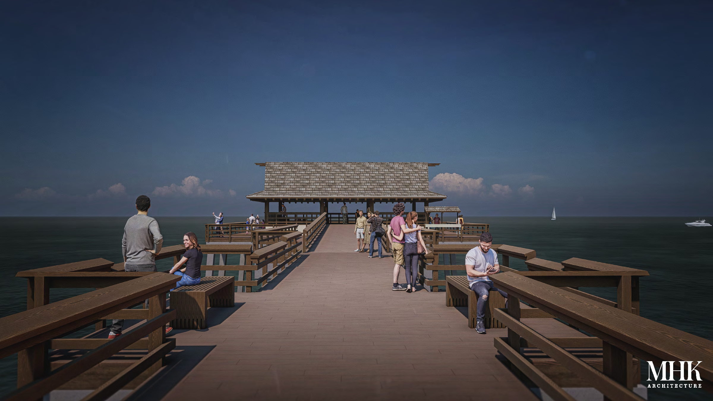 Naples Pier Design - Option 2 | Naples, FL